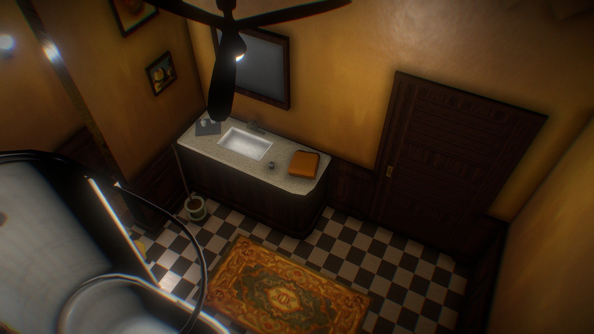 Bathroom - 3D model by Biohazard Rooms (@Perriqueso) [1937415] - Sketchfab