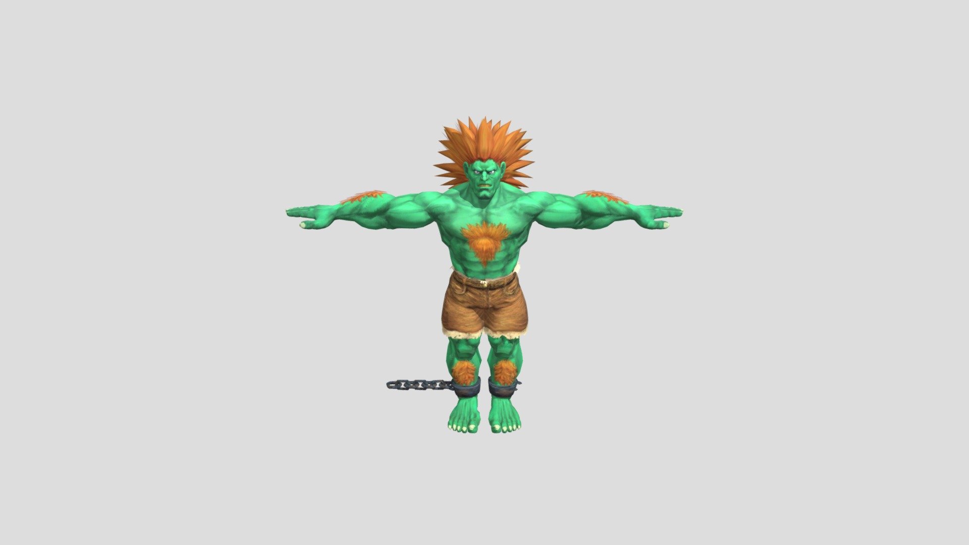 Street Fighter Blanka - Download Free 3D model by Tigerar1 ...