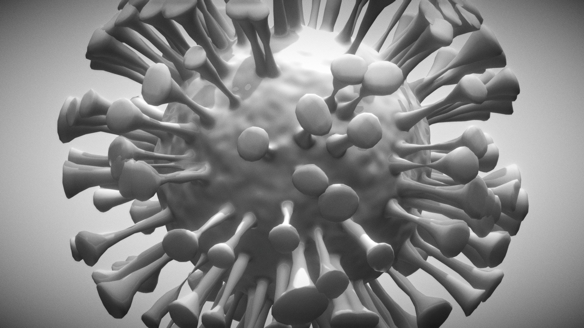 Microscopic virus cell - Download Free 3D model by Aysu (@aysun ...