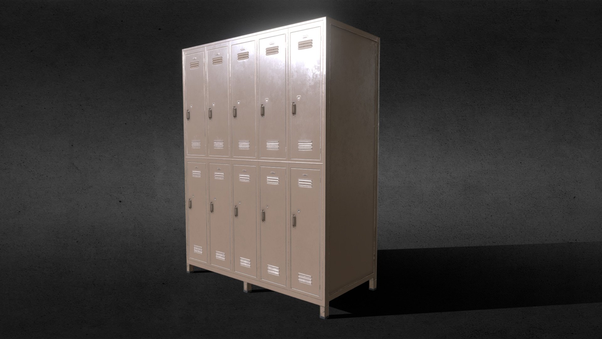 Industrial - Locker - Download Free 3D model by Anfossi Valentin ...