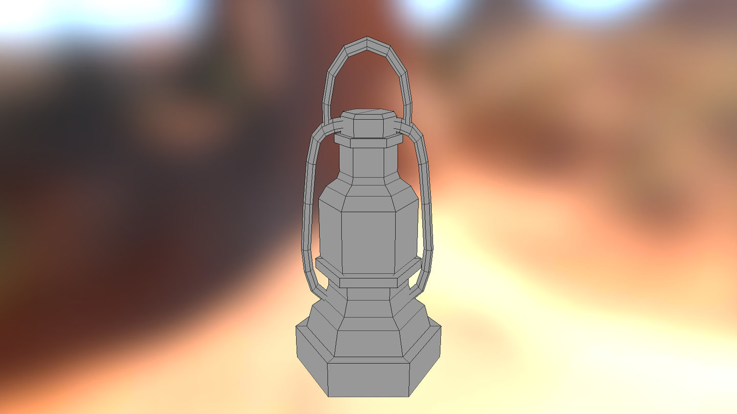 lantern - 3D model by Pakaska [193b371] - Sketchfab