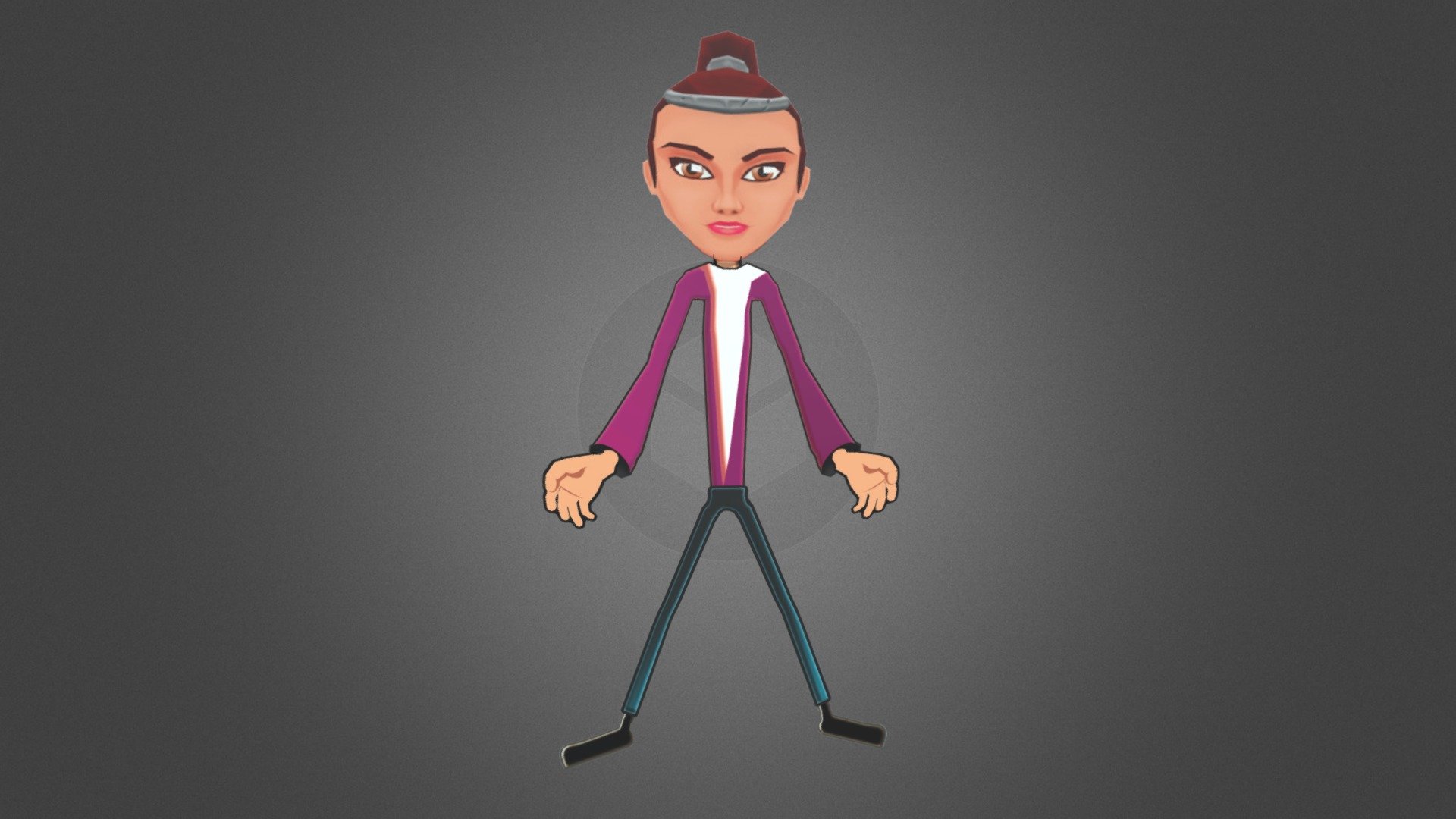 Paper Man Jump - 3D model by 星澄 XC (@Chen0503) [193ba14] - Sketchfab