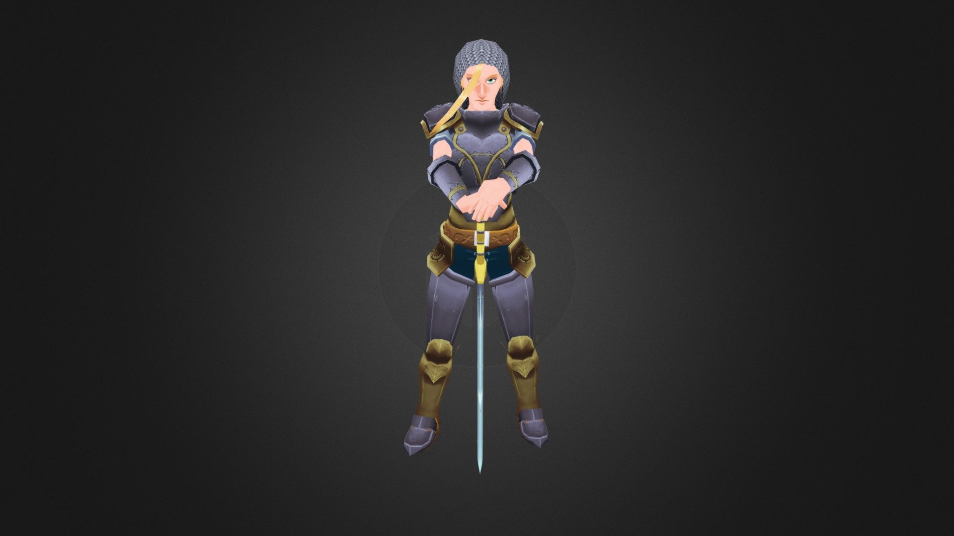 Armored Princess - 3D model by argowall [193c14e] - Sketchfab