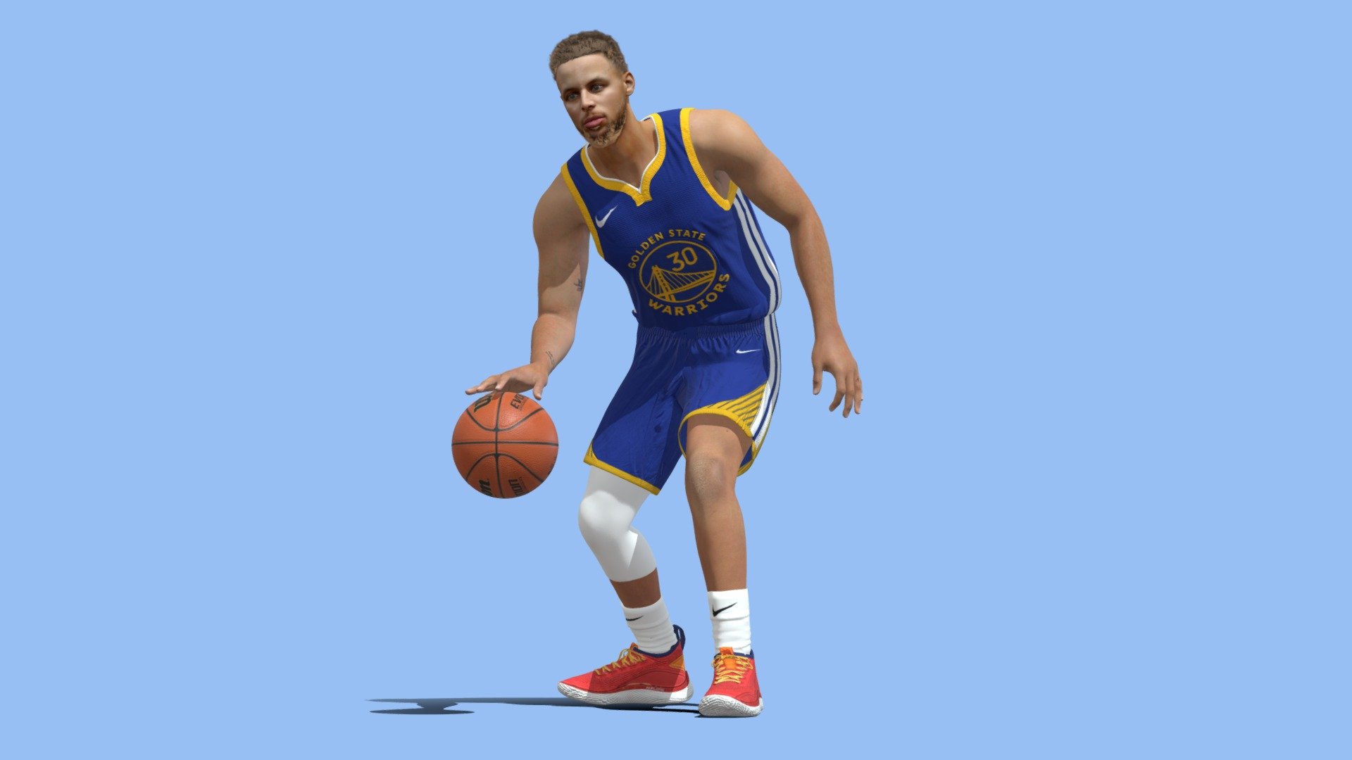 3D Rigged Stephen Curry NBA - 3D model by 3dpassion.net [193c1ea] - Sketchfab