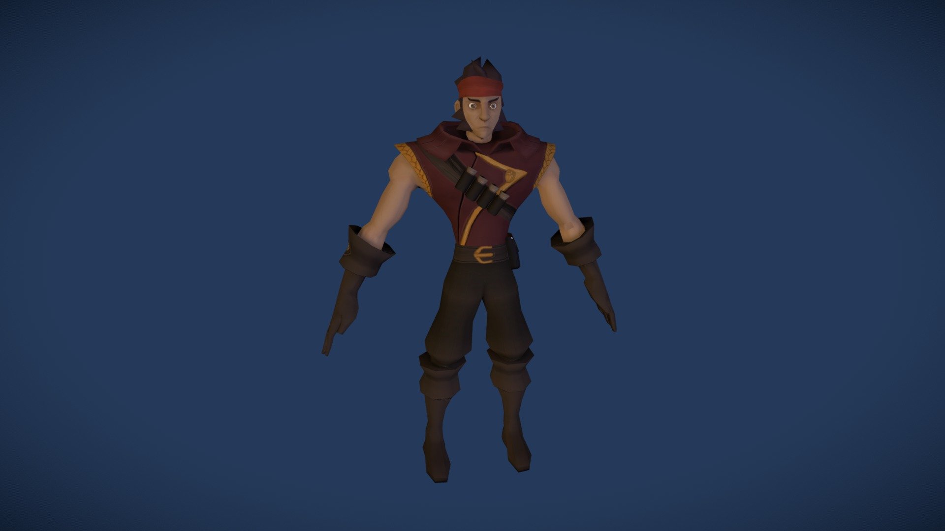 Stylized Pirate - Download Free 3D model by JoshyClintoon [193d614 ...