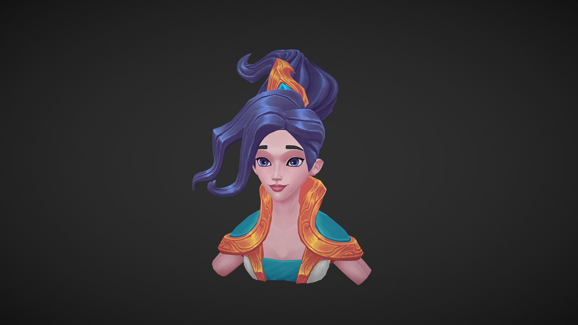 CGMA Stylized Character Week 08 - 3D model by Mateus Schwaab (@Mehrus ...
