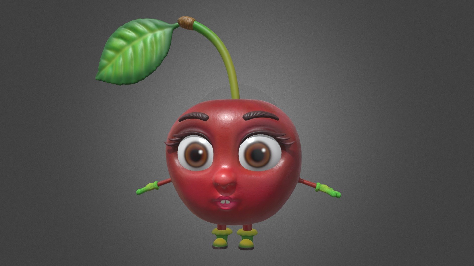 cherry - Buy Royalty Free 3D model by lemberovairina [193f6f8 ...