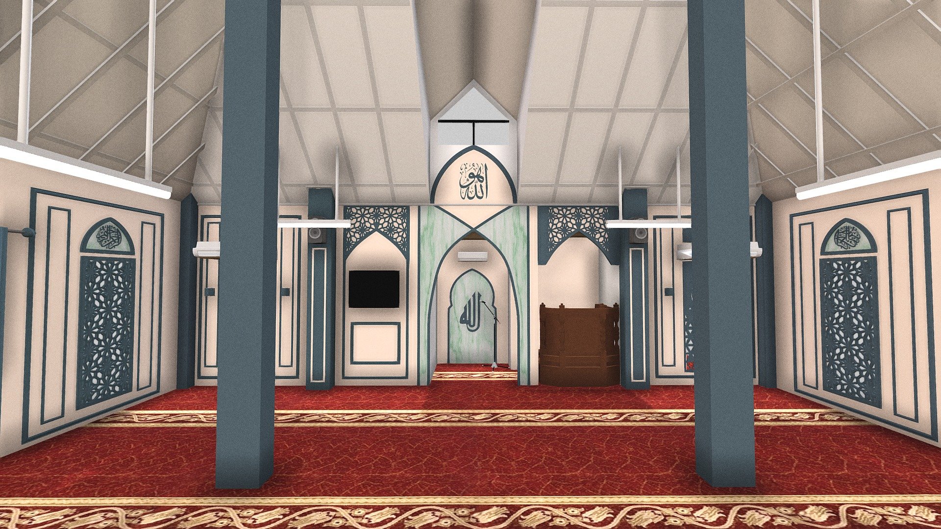 ARTSEVEN_SURAU AS-SYAKIRIN [REVISED] - 3D model by Designer Artseven ...
