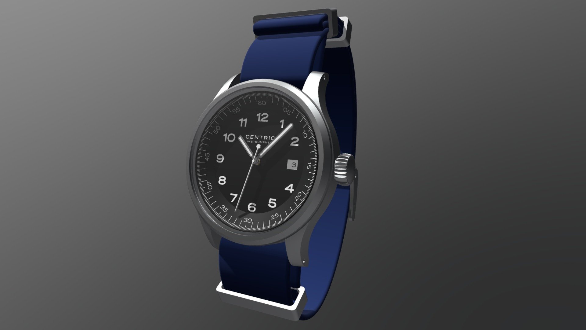 Lightwell Field Watch Mark II - 3D model by centricinstruments [19406b3 ...