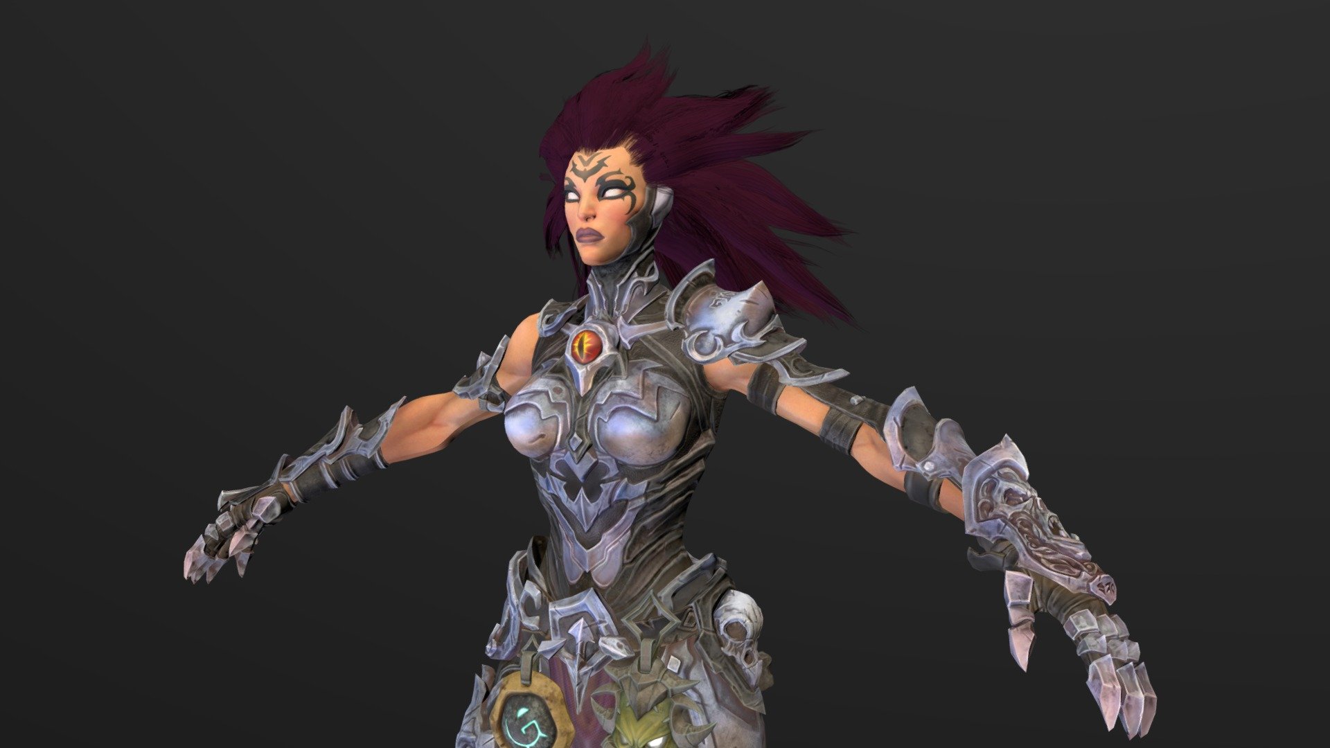 Fury - Darksiders 3 (ver. OBJ) - Download Free 3D model by wrimpr [1941ac6] - Sketchfab