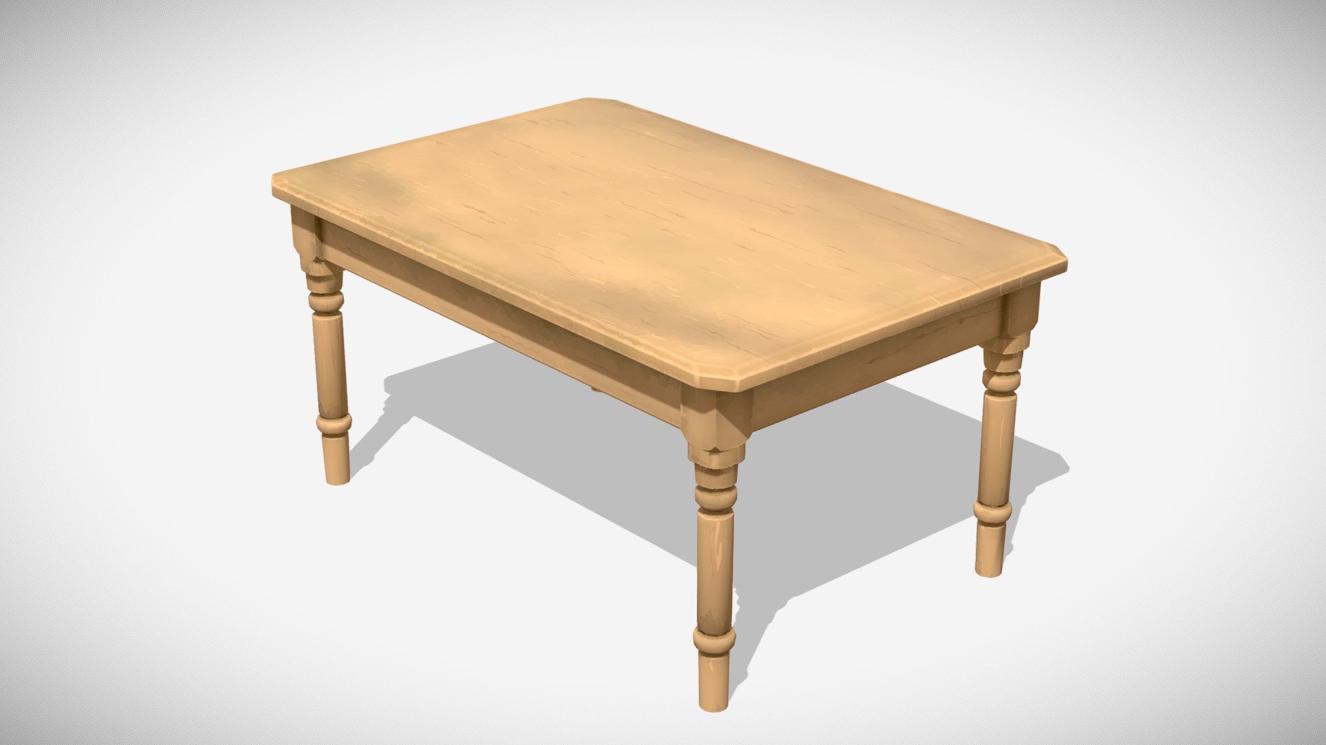 Stylized Table - Download Free 3D model by Edmund 3D (@edmund3d ...
