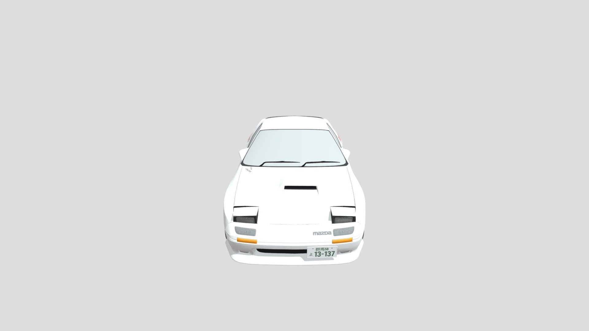 Mazda-rx-7-fc3s-akagis-white-comet-remake - 3D model by kero1453 ...