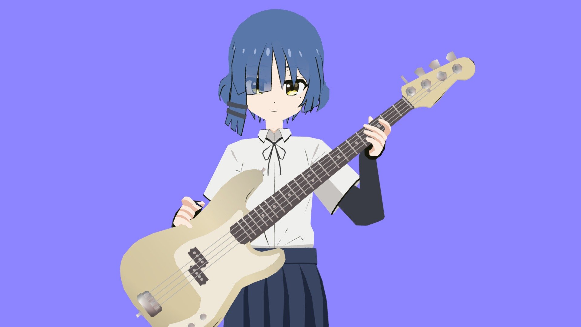 Ryo Yamada (bocchi the rock) - Buy Royalty Free 3D model by chained_tan ...