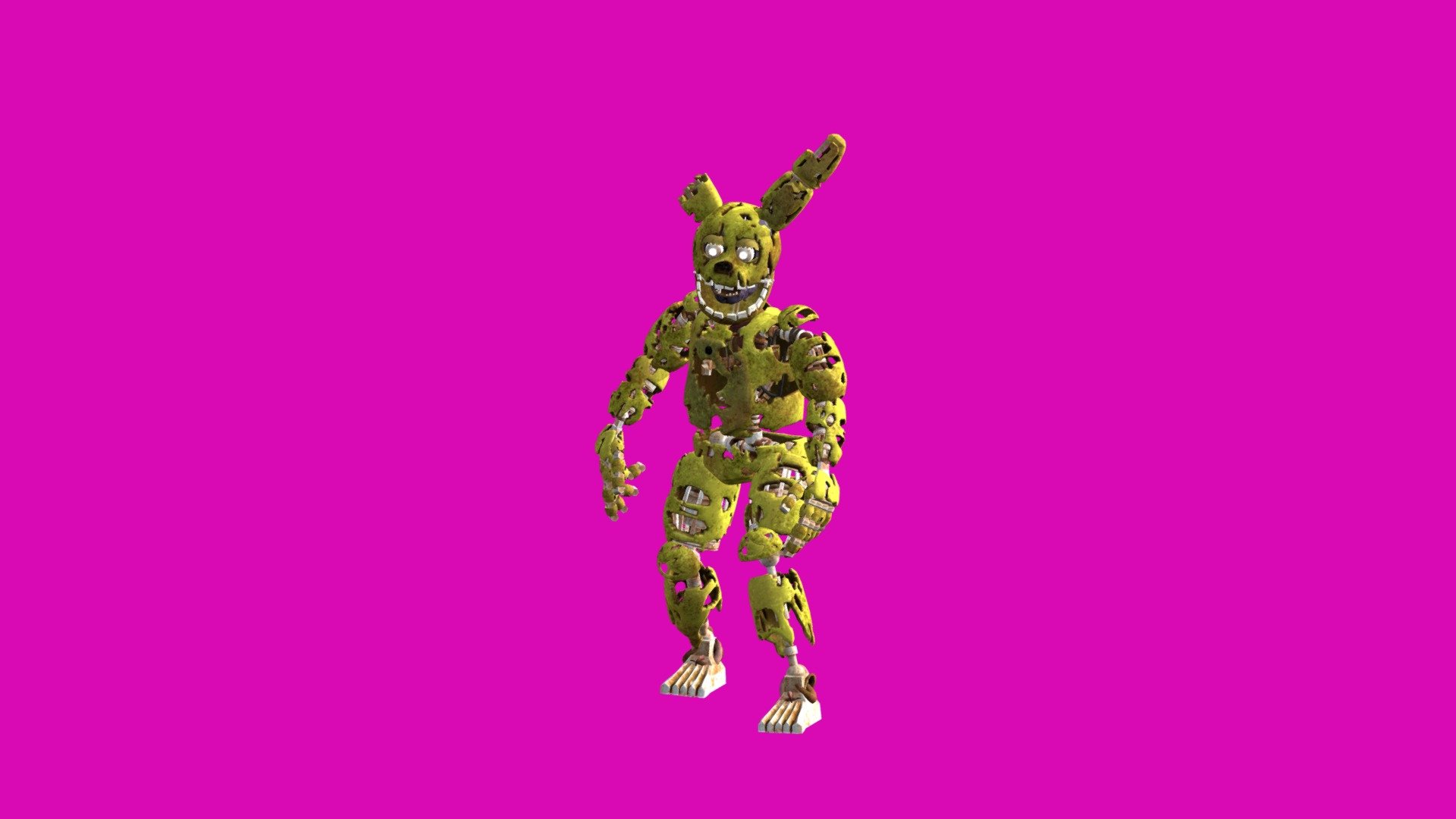 Springtrap Model With Animations - 3D model by FNAF ART (@FNAFARTmaker ...