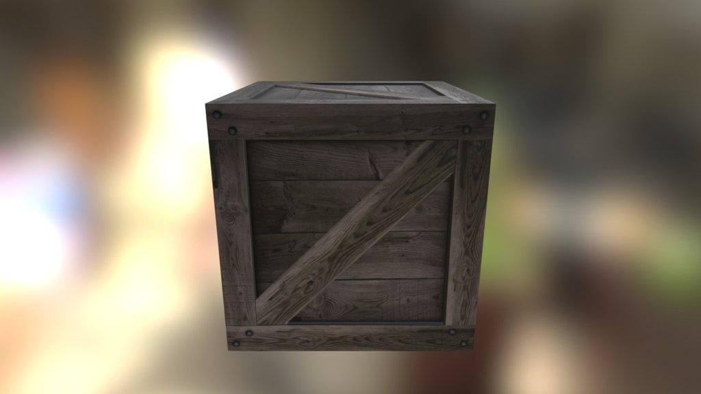 Crate Model - 3D model by Rebecca Romano (@rebeccaromano) [194450f ...