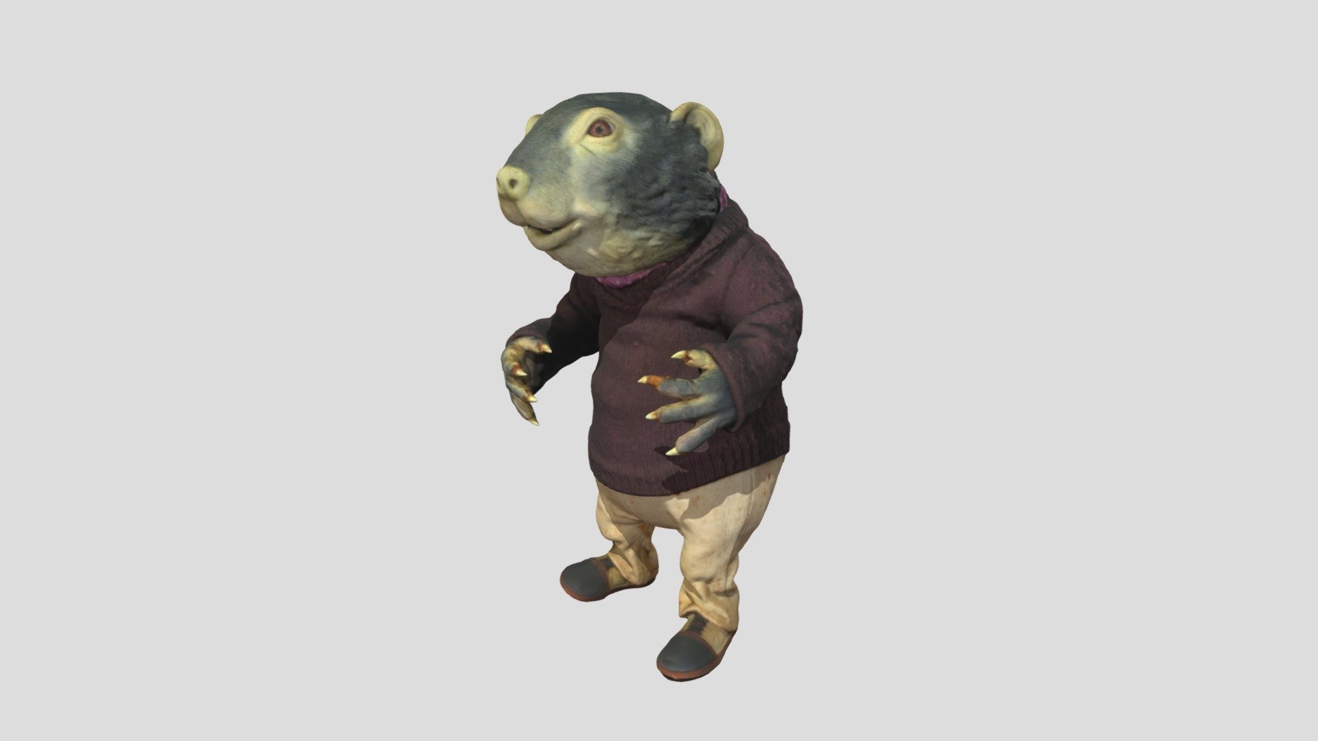 Ratty - 3D model by ursulackah [194557a] - Sketchfab