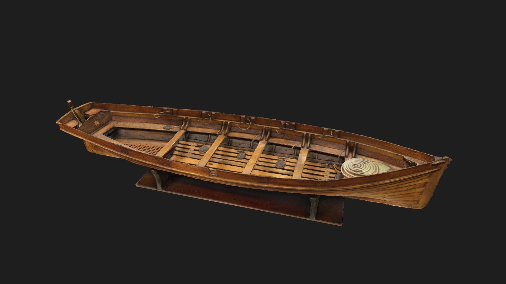 1929- 703-1 Model of a Man o' War Cutter - 3D model by mcmanusdundee ...