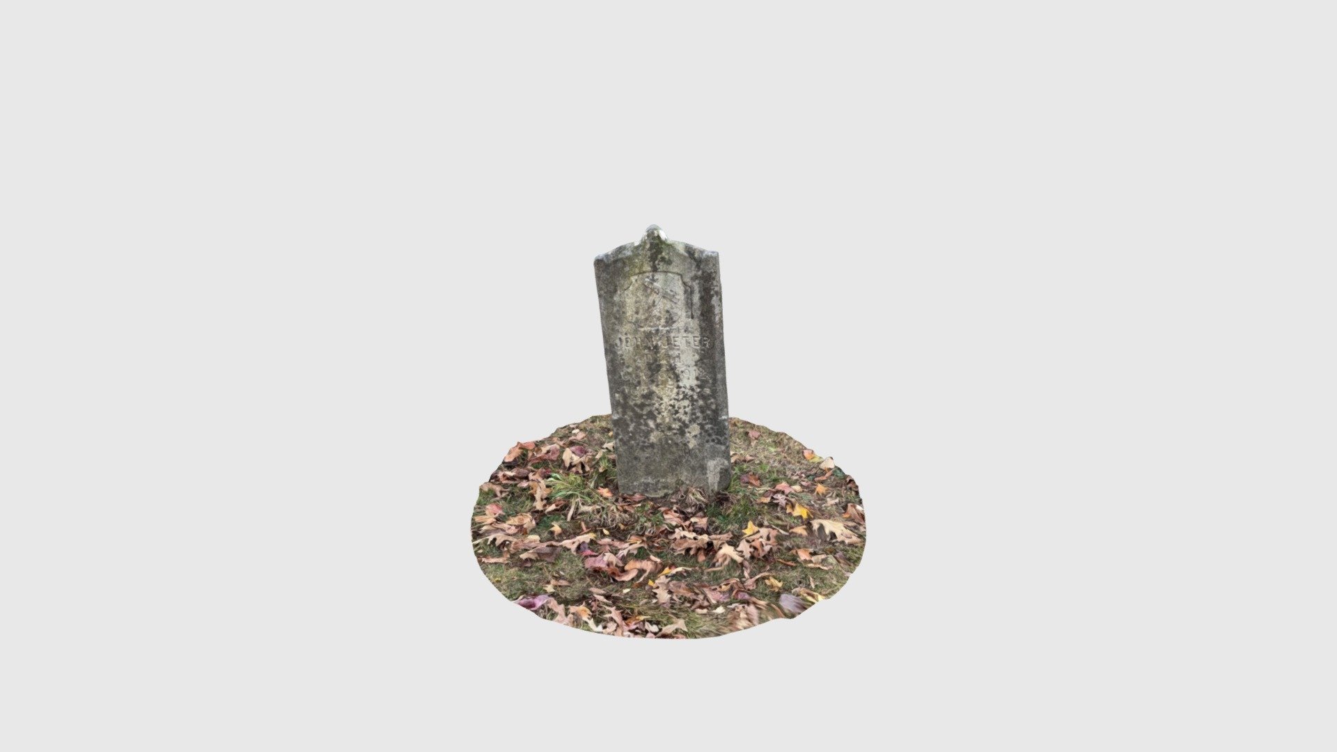 Gravestone of John Jeter - 3D model by University of Richmond ...