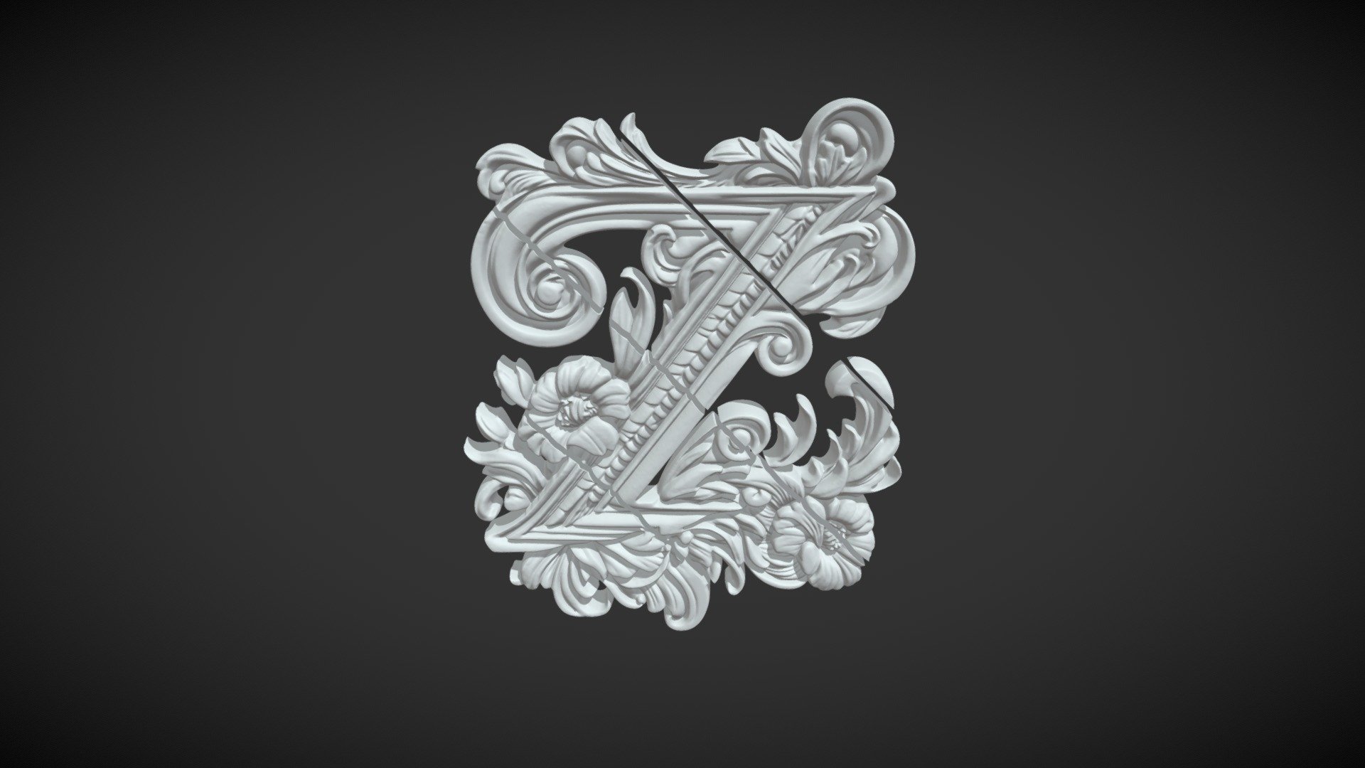 Letter Z Pendant - Buy Royalty Free 3D model by game-assets85 (@game ...