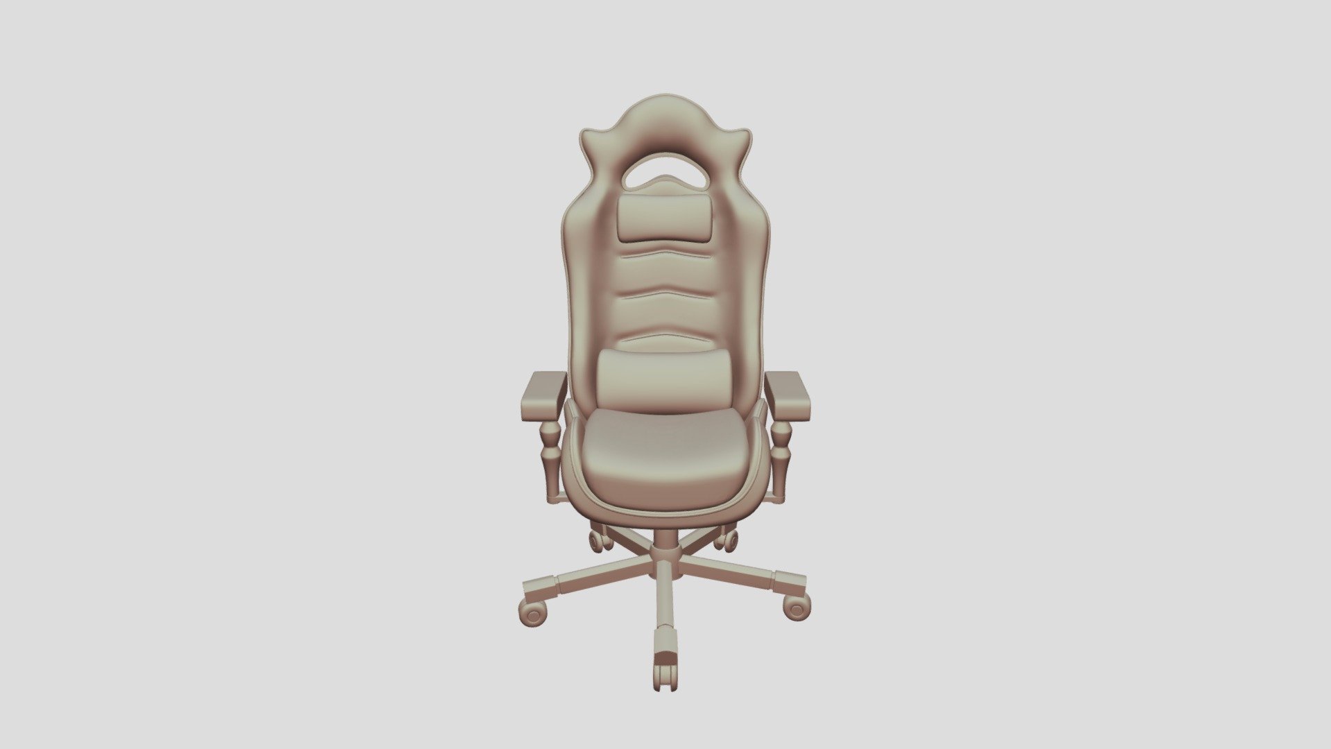 Gaming Chair - 3D model by Manuel Alejandro Carrasco Cintado ...