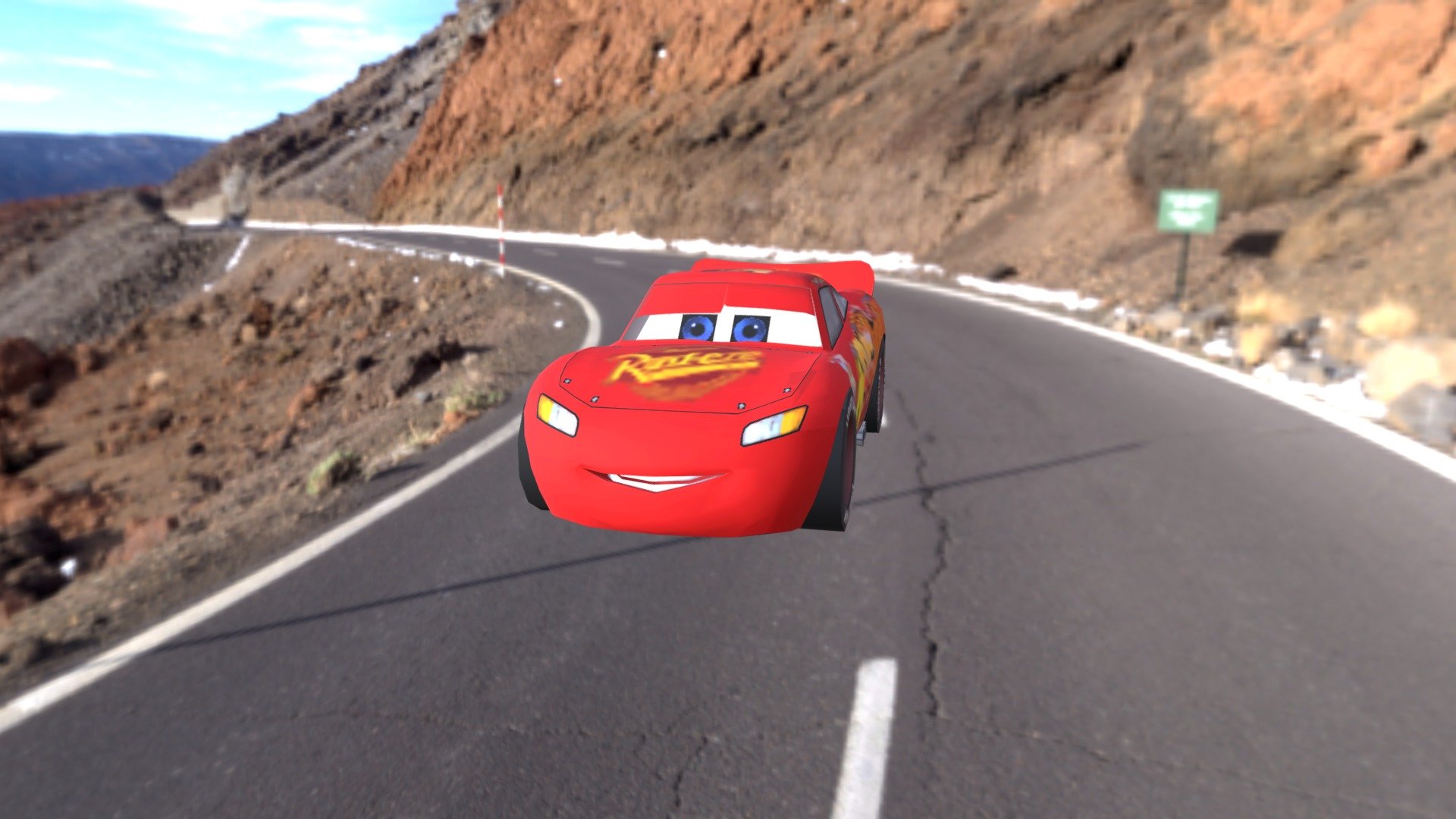 Disney Pixar Cars 1 Lightning McQueen 3DS Cars 2 - Download Free 3D ...