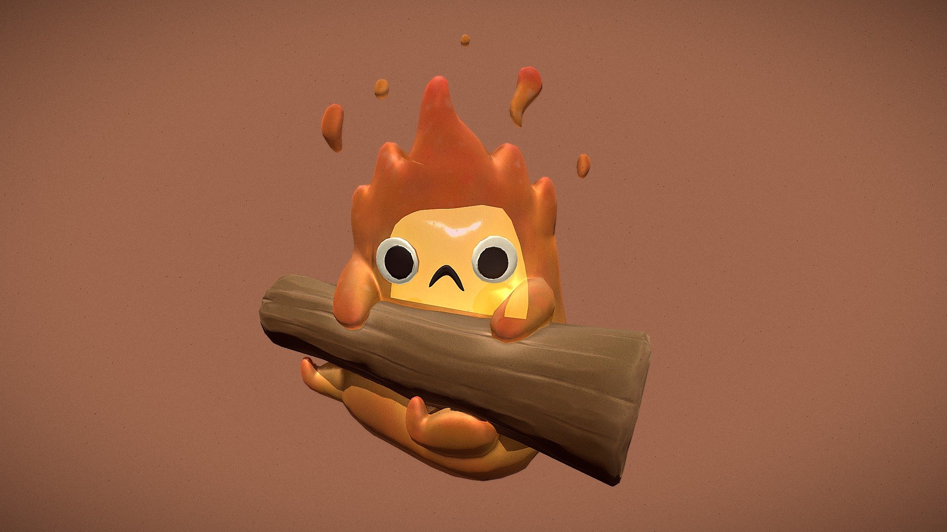 Calcifer - 3D model by GwynethE [194b601] - Sketchfab