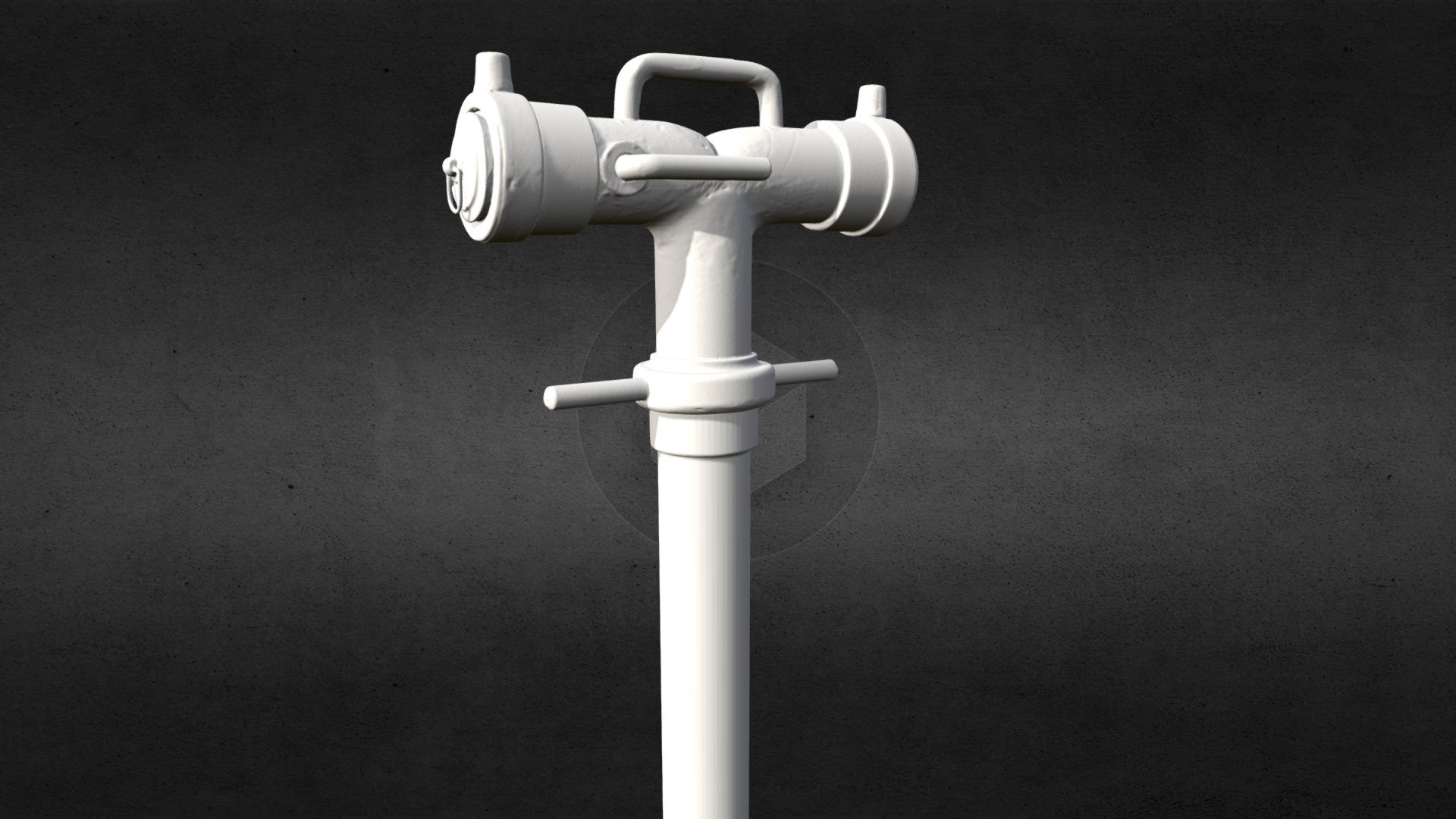 Firefighter Stand Pipe 530mm H - 3D model by ideabeans [194d780 ...