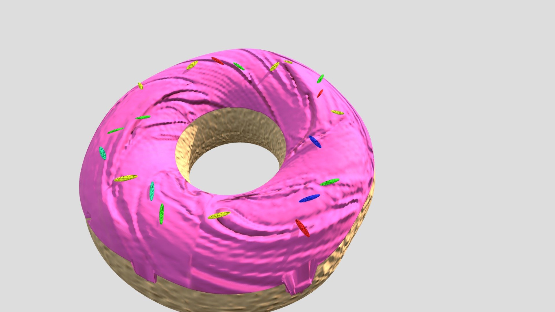 Donut - 3D model by weegeebrady [194de39] - Sketchfab