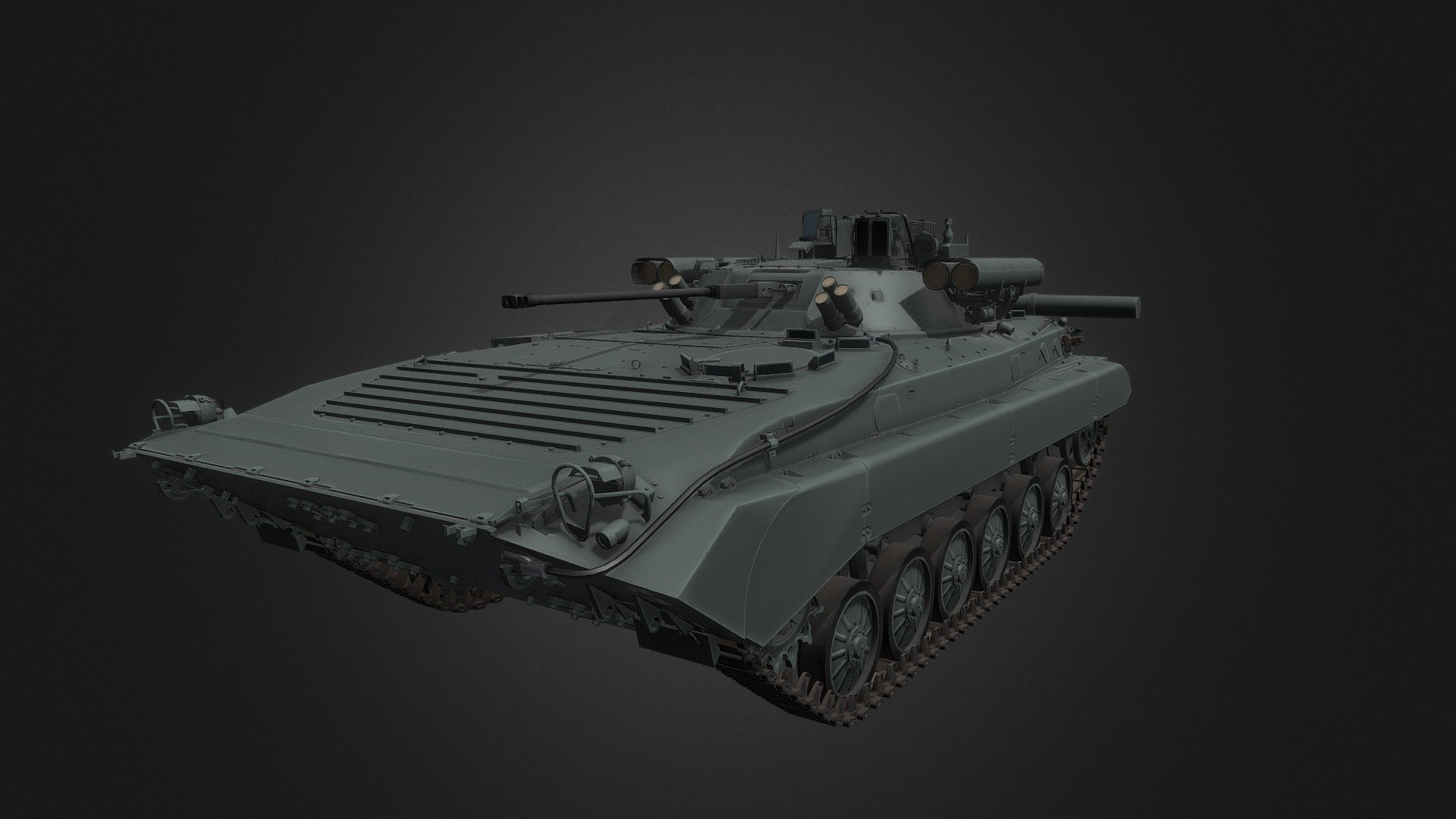 Russian military vehicles - BMP-2M Berezhok - Download Free 3D model by mefq (@thatmefq ...