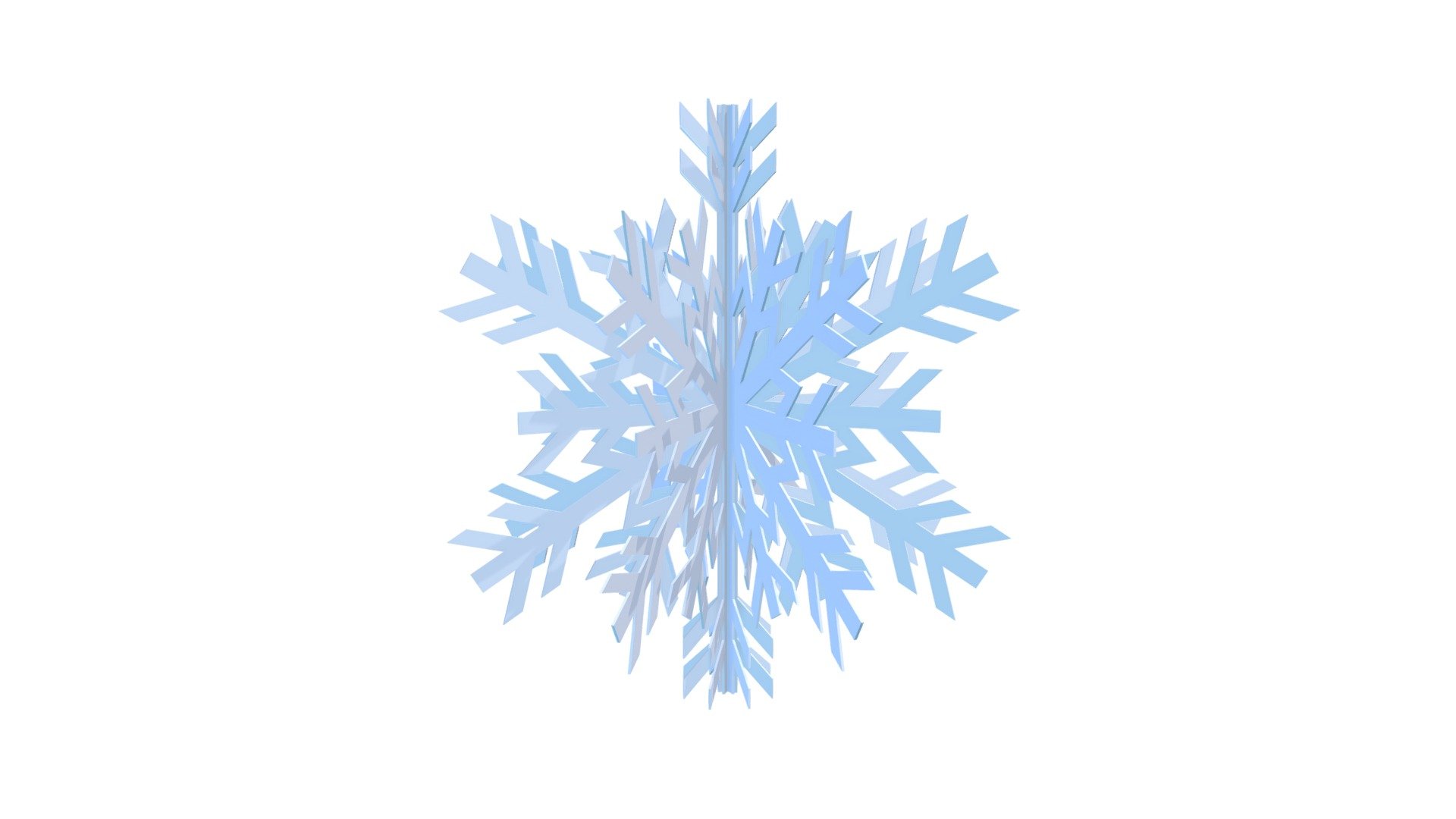 Snowflake - Download Free 3D model by patrakeevasveta [194e985] - Sketchfab