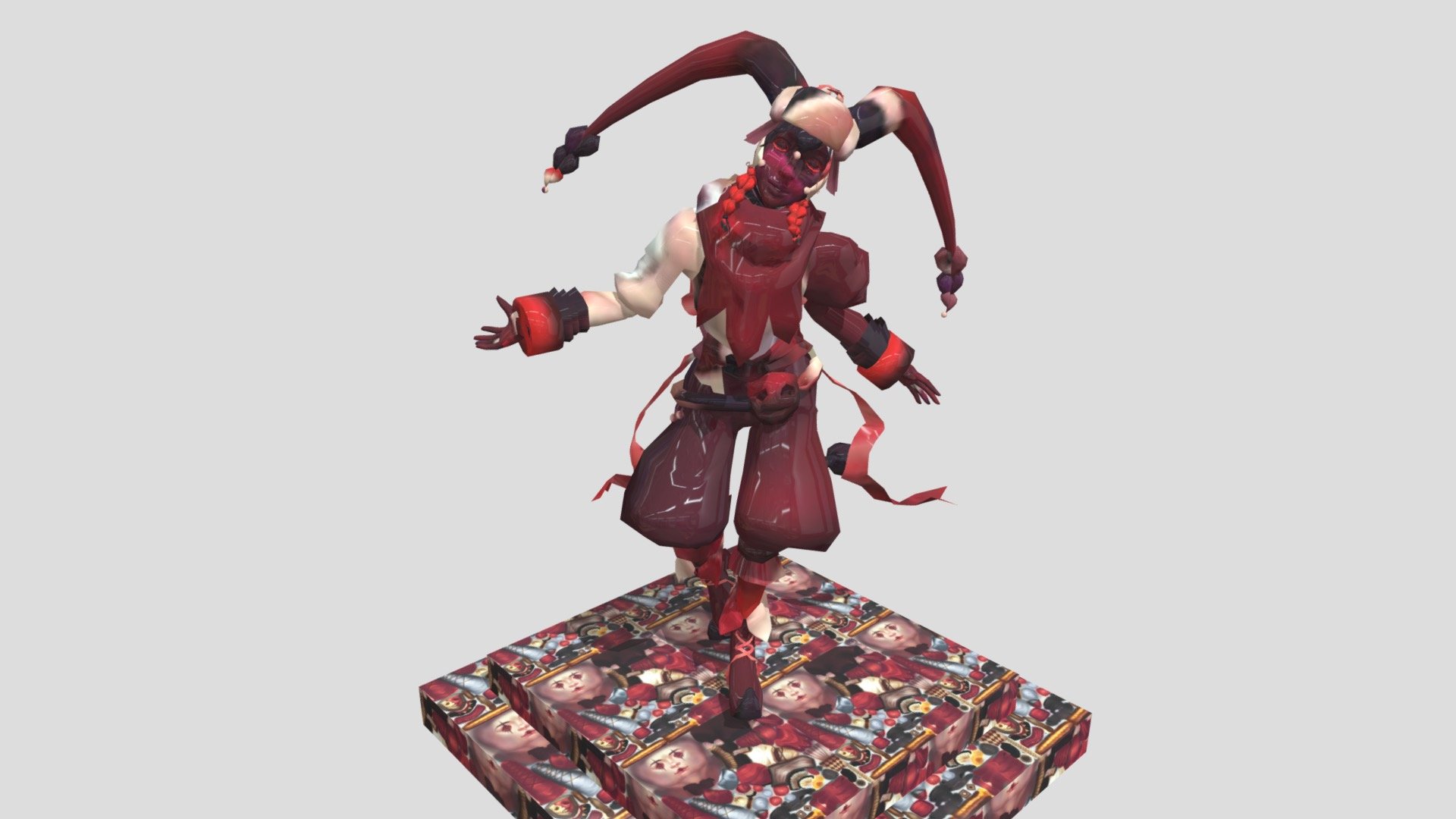 Nightmare jester - Download Free 3D model by Daydream (@Daydreamelon ...