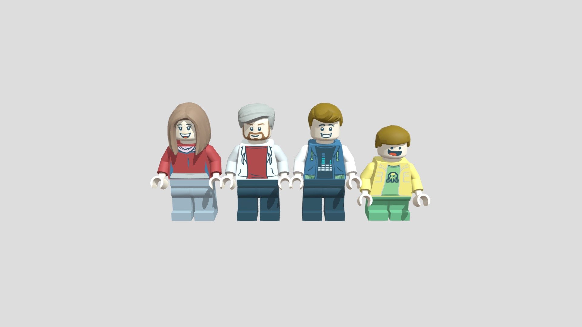 lego family - 3D model by stefan_eskecthfab [1950d08] - Sketchfab