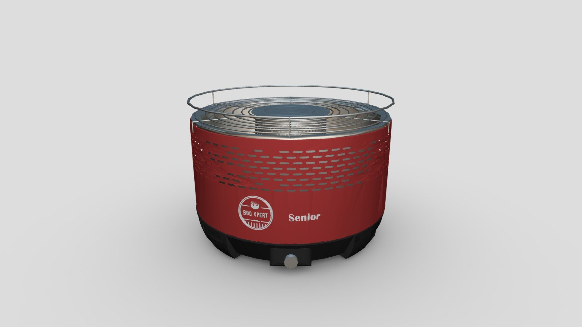 Senior Red (Inox) - Download Free 3D model by BBQ Xpert (@bbqxpert ...