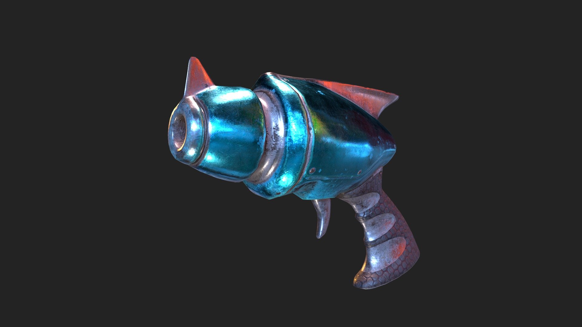 Alien Weapon - 3D model by Steff (@stefanocritelli) [195262f] - Sketchfab