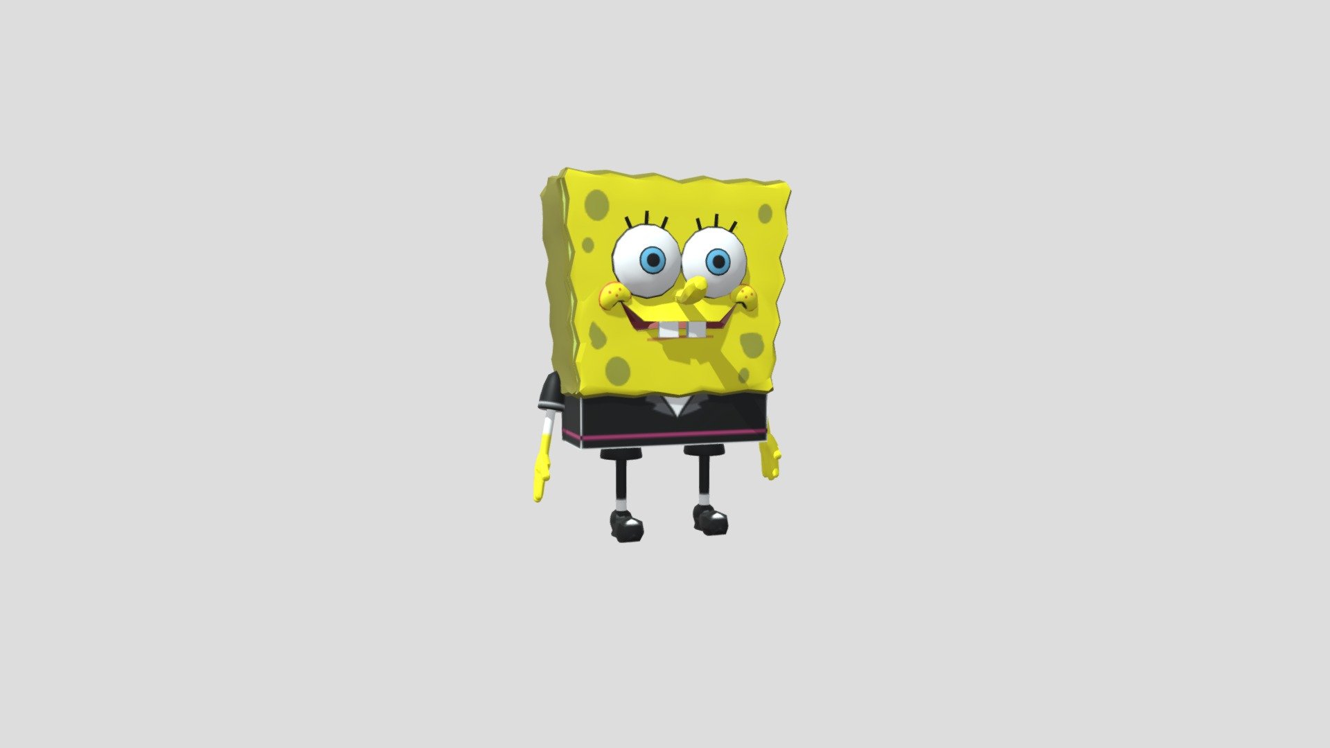 Spongebob Squarepants Model do the sponge - Download Free 3D model by ...