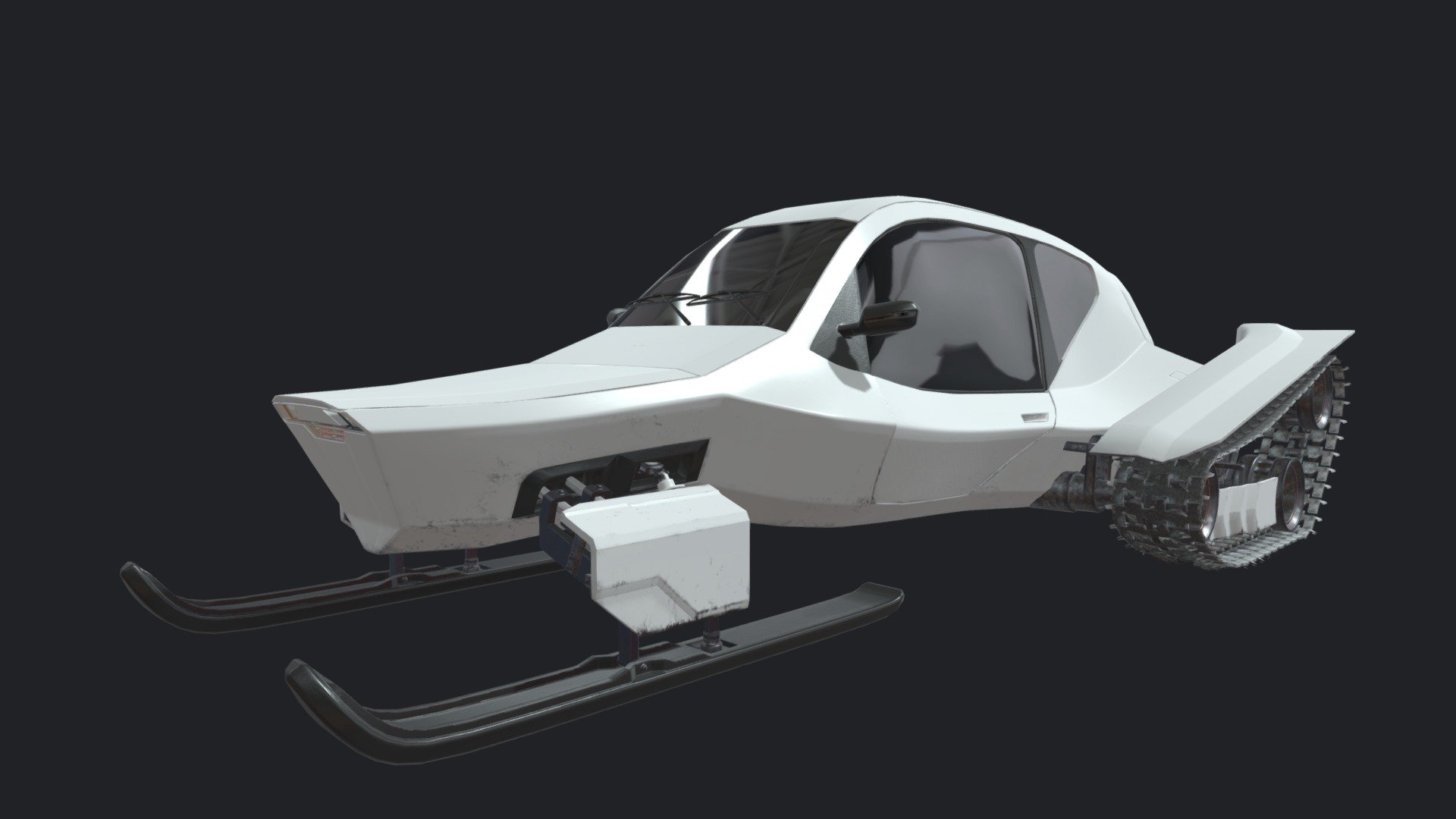 Snowmobile clear - 3D model by DumitriyL [1952ff7] - Sketchfab