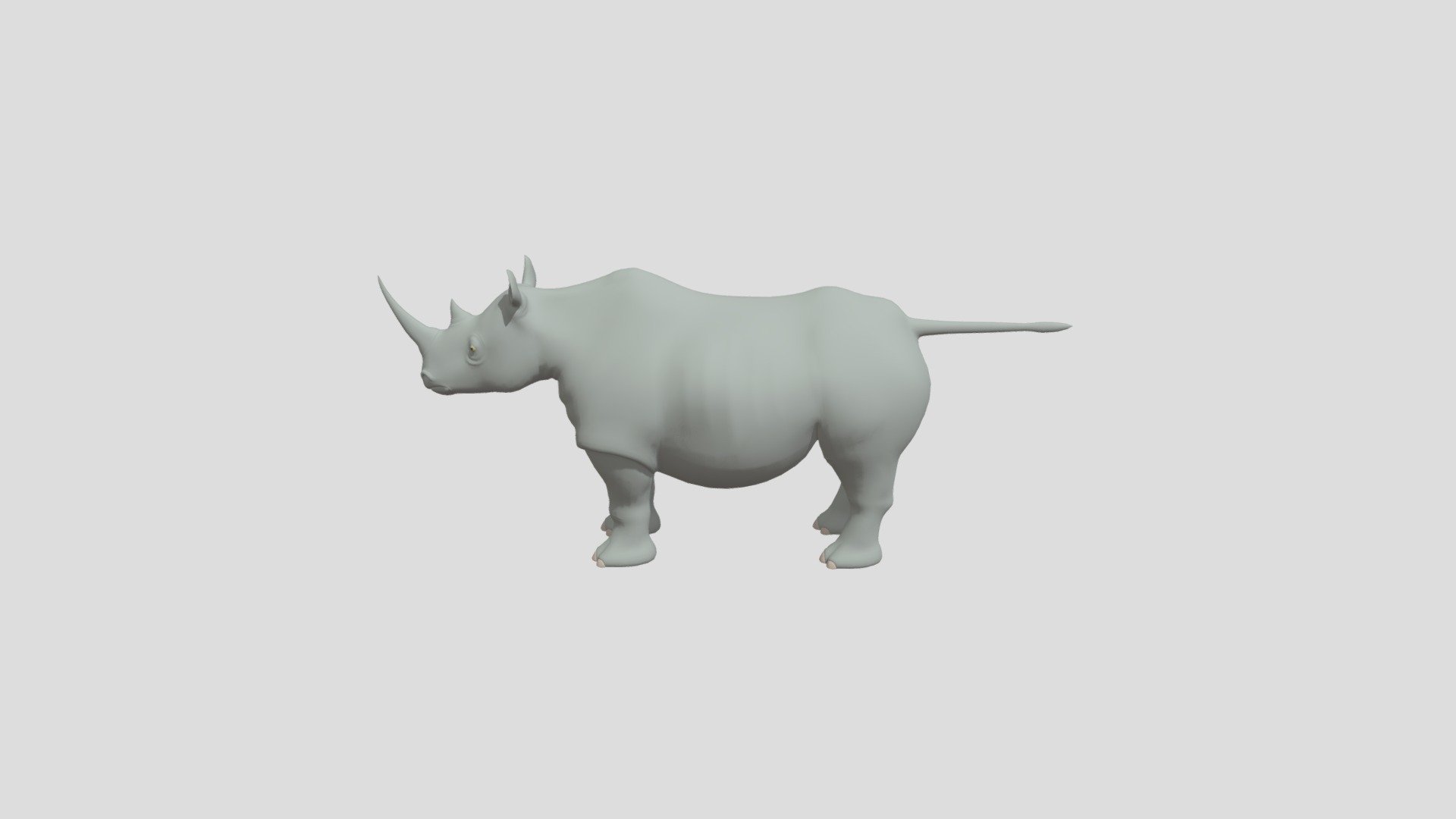 Rhino medium poly - Download Free 3D model by hus8 [19541e1] - Sketchfab