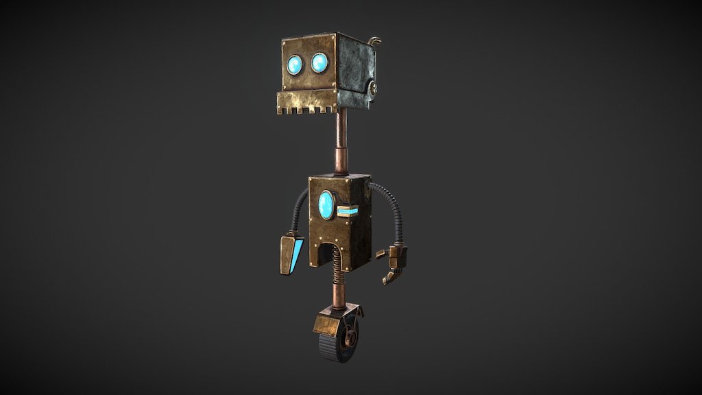 SteamPunkBot - 3D model by DeKlerkDaz [1954a6b] - Sketchfab