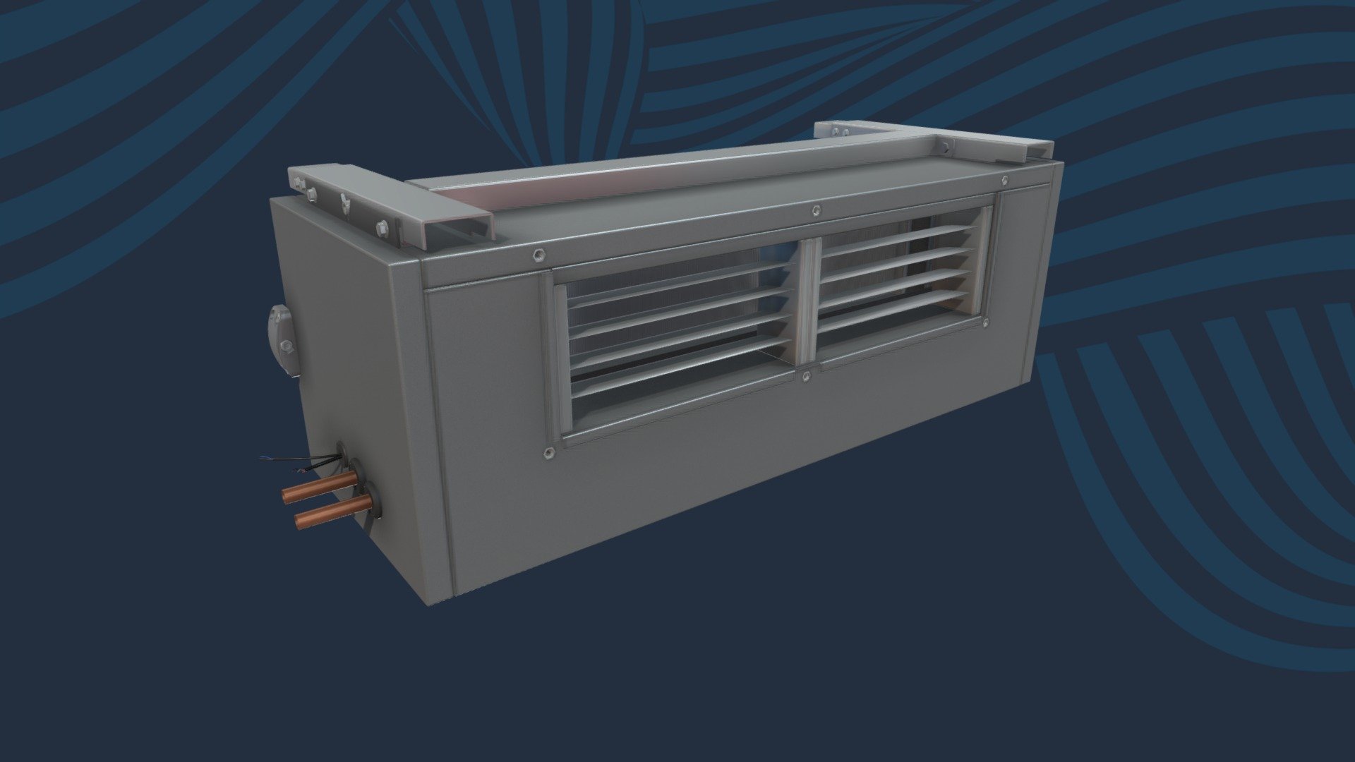 LPHW Module for the Hybrid Unit - 3D model by Nuaire [195576f] - Sketchfab