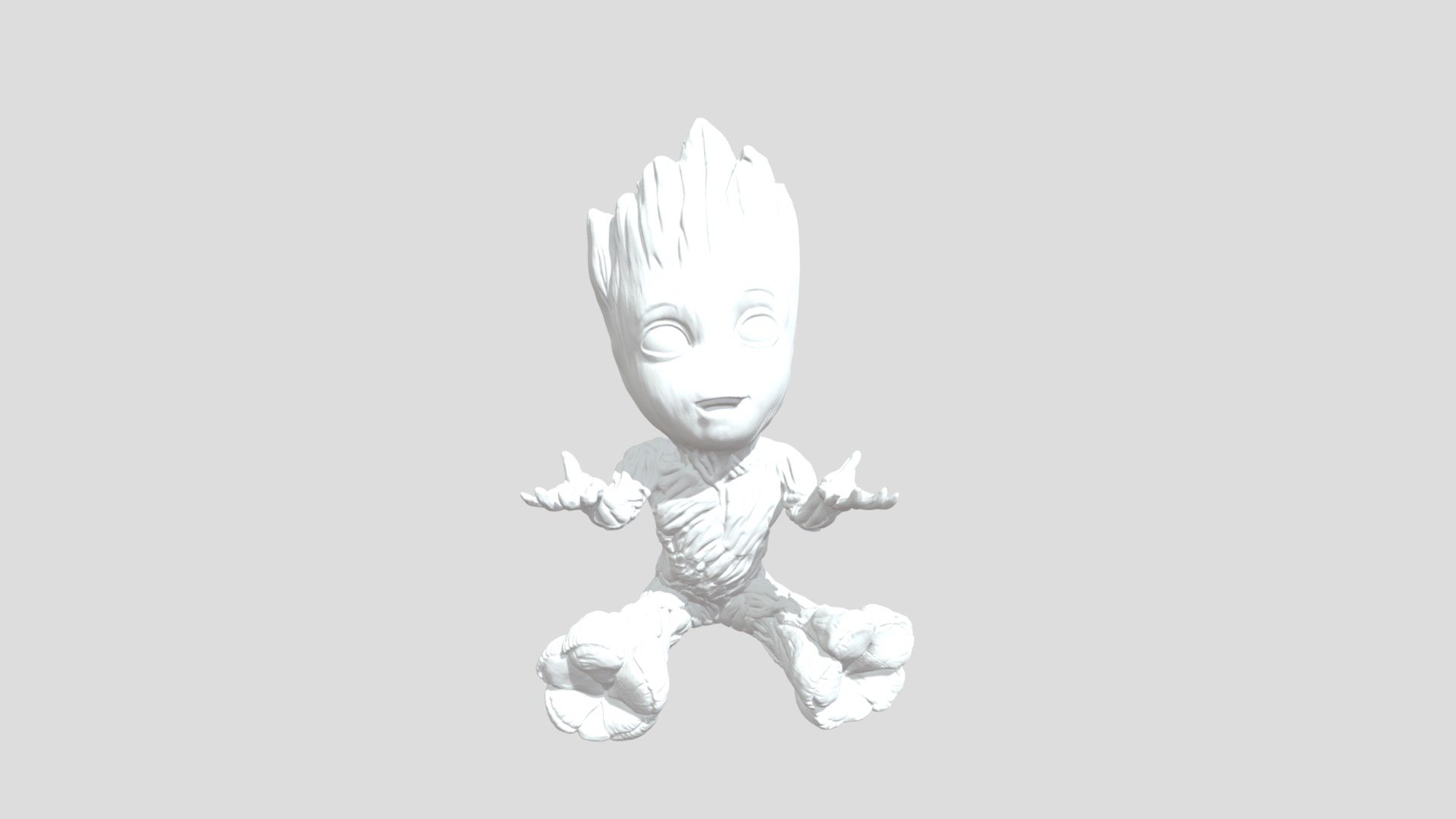 Baby Groot Pen Holder - Download Free 3D model by groundskeeper20 ...