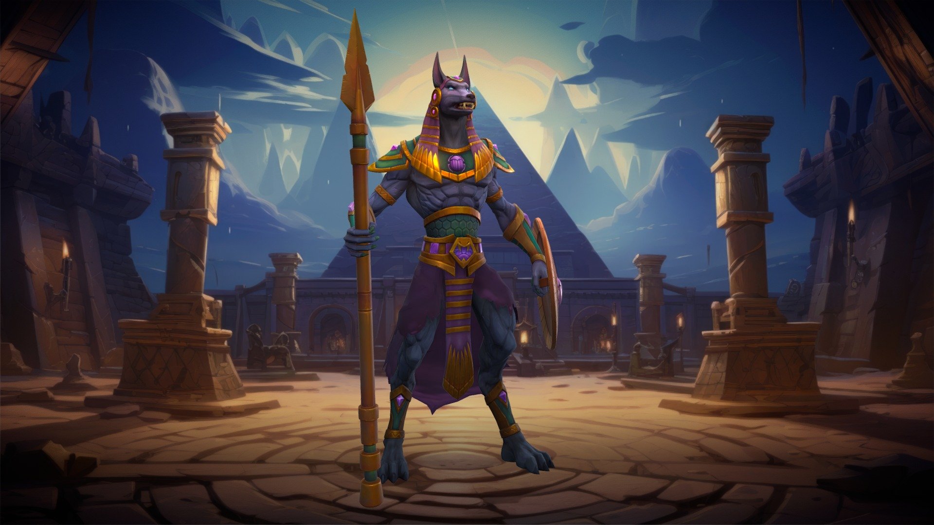 Stylized Anubis - 3D model by N-hance Studio (@Malice6731) [1958e50 ...