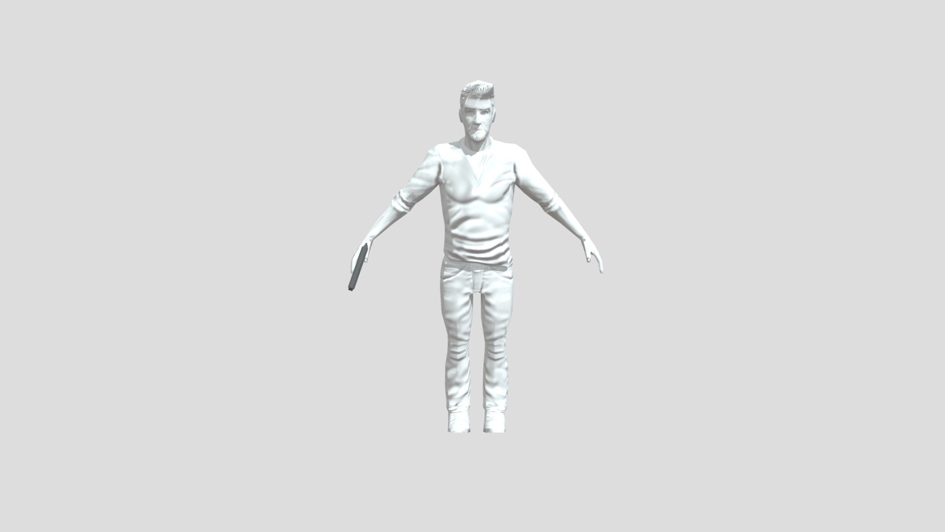 man with gun - Download Free 3D model by gogi101010 [1958fec] - Sketchfab