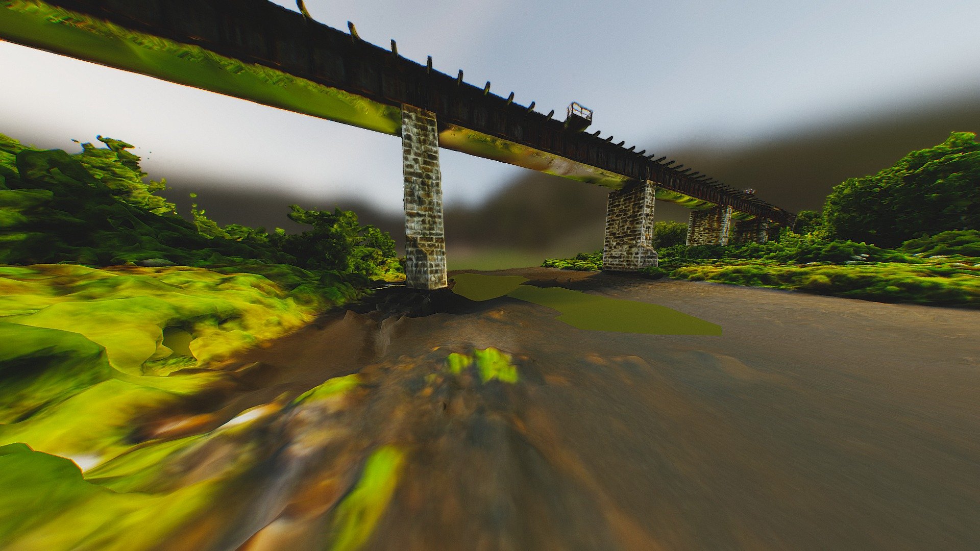 Train Bridge - Download Free 3D model by Air Digital (@AirDigitalca ...