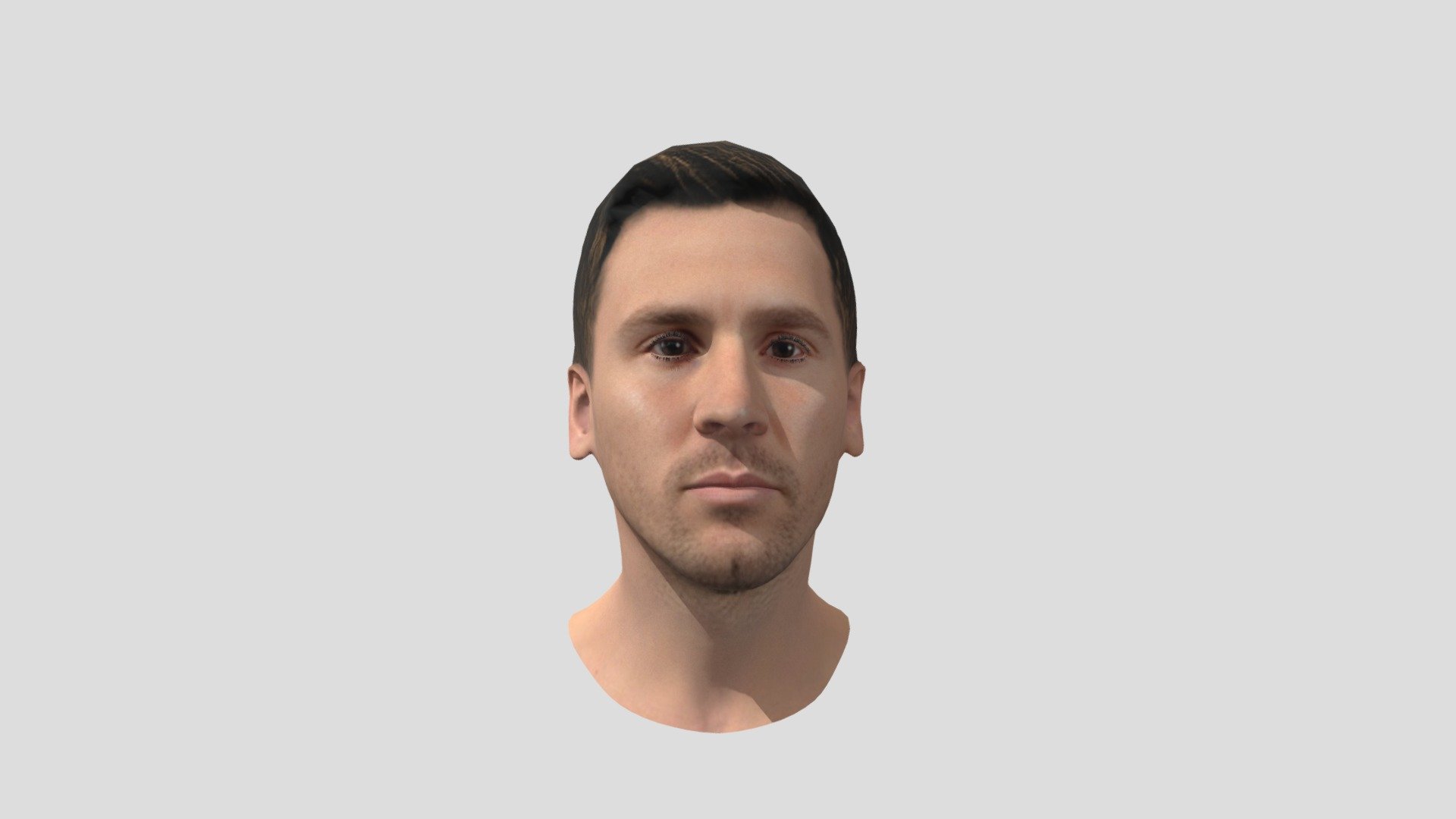 Messi Cara - Download Free 3D model by Bendy_y_Boris [195ab74] - Sketchfab