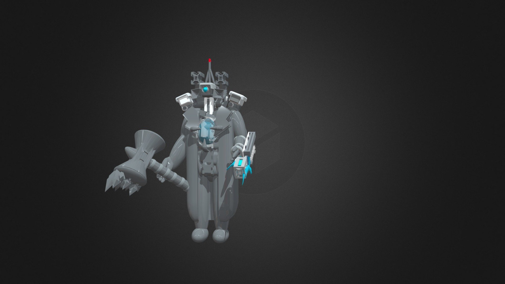 Titan Cameraman - 3D model by Gl!tchy G0d (@Gl1tchyGodYT) [195adf6 ...