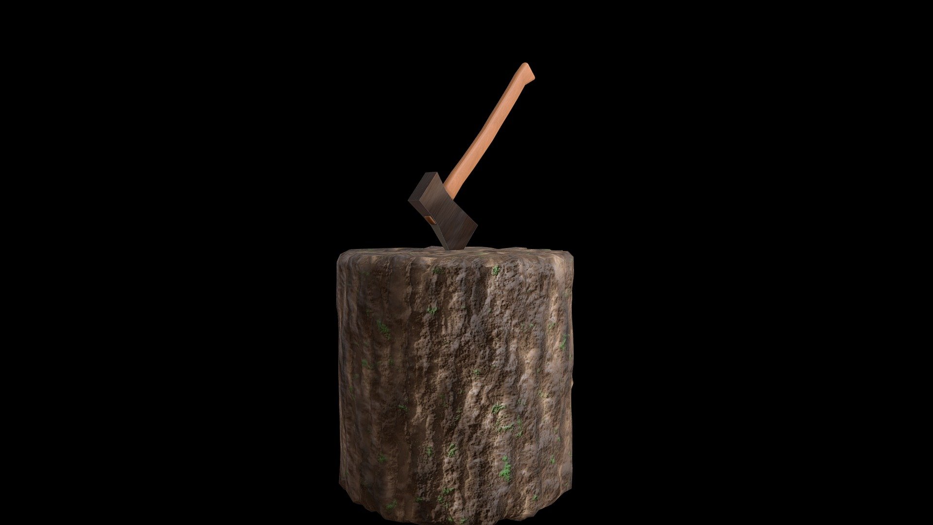 Tree Bark Axe - 3D model by dev.mansaf [195c13b] - Sketchfab
