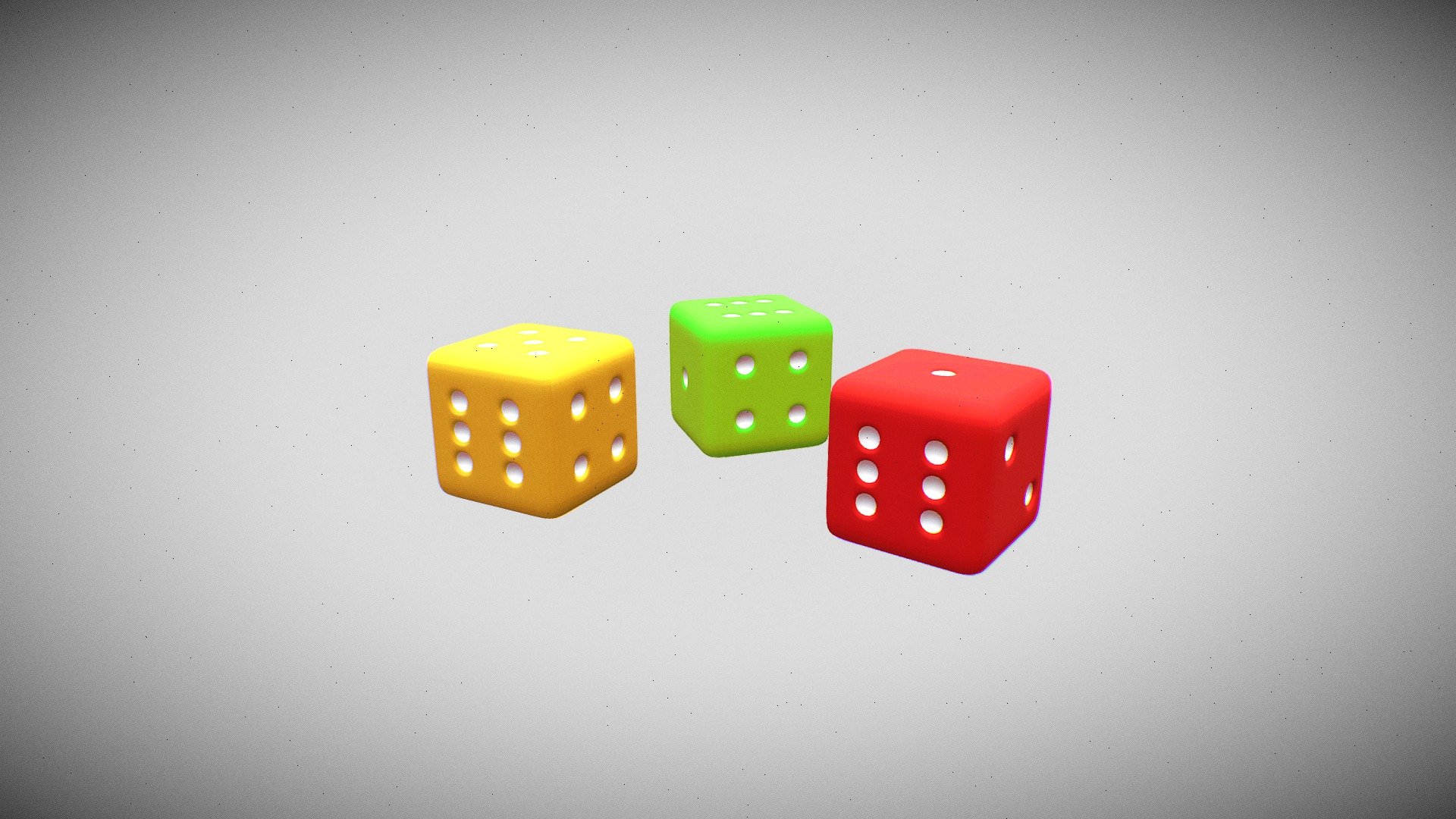 Realistic Dice 3D Model – Game Asset - Download Free 3D model by Sachin ...