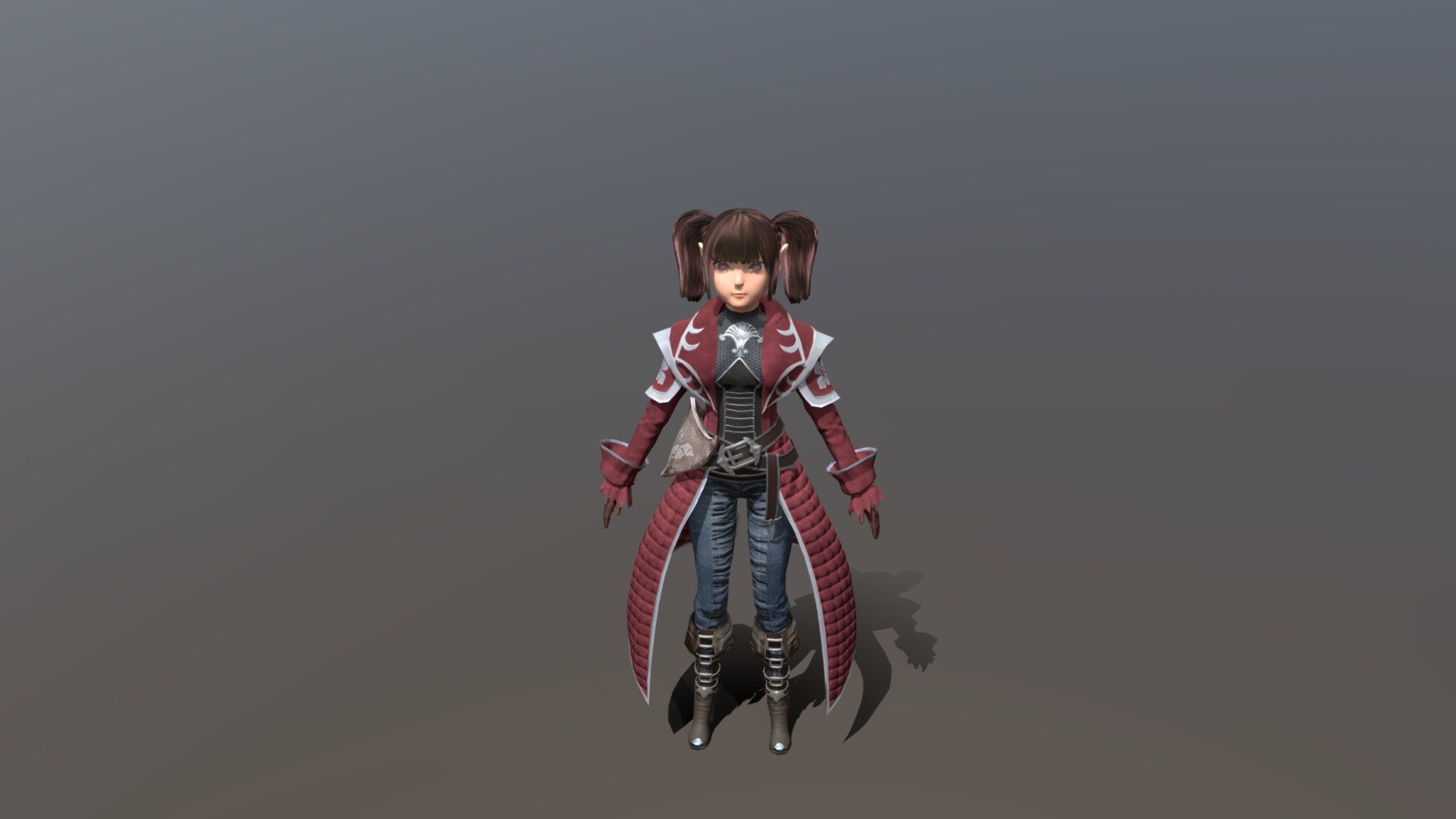 character girl - 3D model by DeathTheBest [1961a0c] - Sketchfab