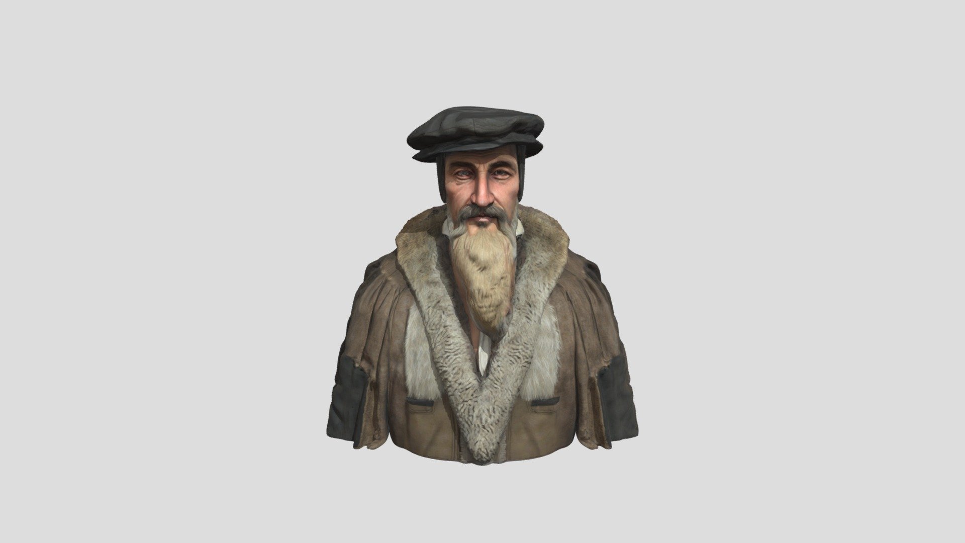 John Calvin - 3D model by saharshshetty [1963bd4] - Sketchfab