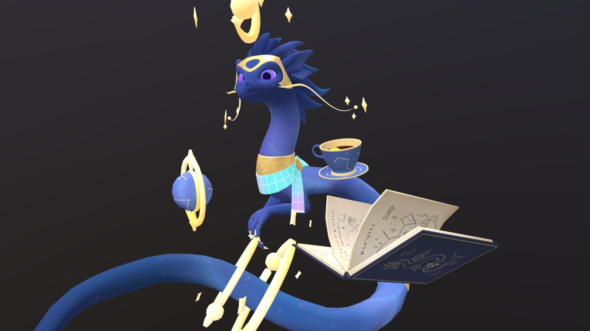 Dragon Companion - Lunaris - 3D model by BurnsyShine [1965796] - Sketchfab